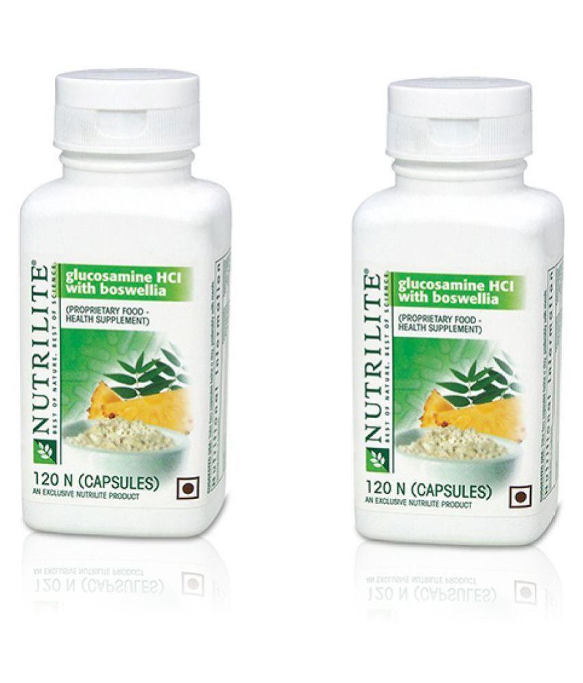 Amway Nutrilite Glucosamine Hcl With Boswellia Pack Of 2 240 Gm ...