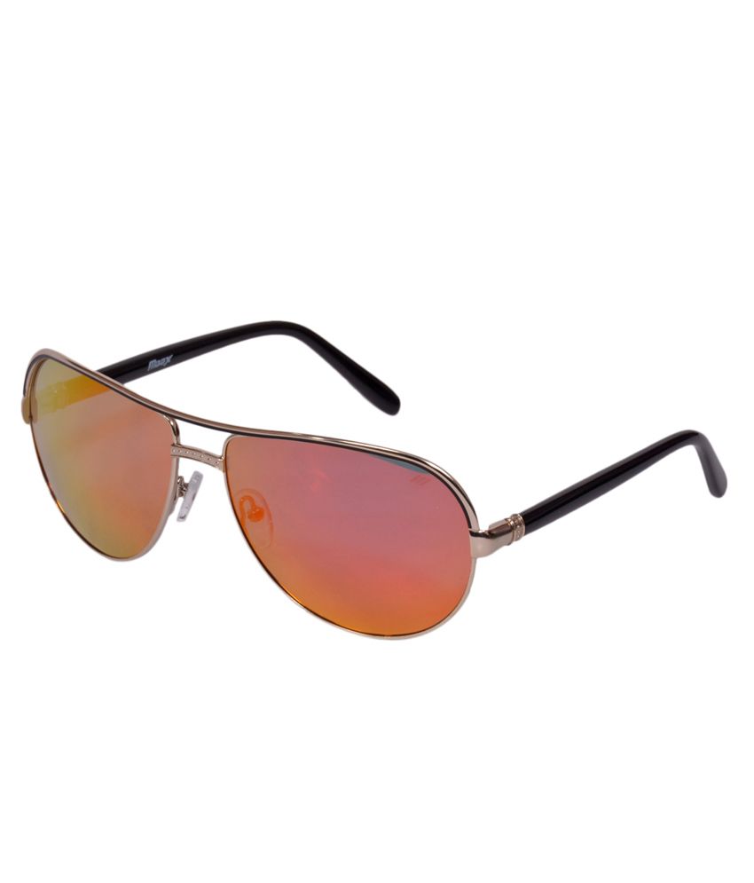 40% OFF on Maax Golden Aviator Sunglass - Mx-8013-c8 on Snapdeal ...