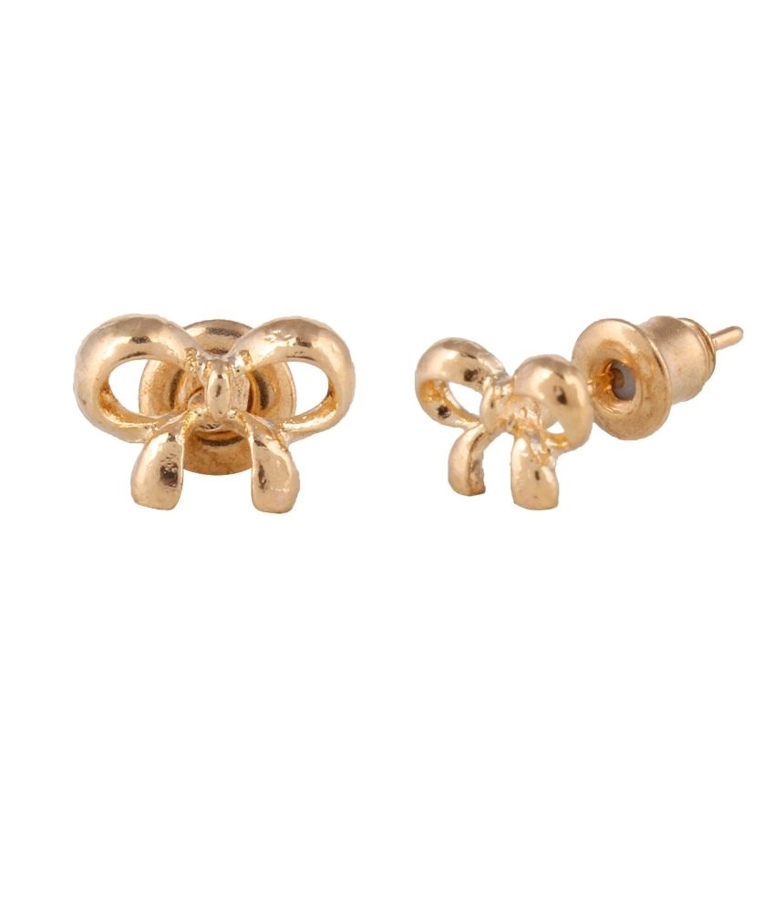 Lazreena Golden Alloy Stud earrings Set Of 3 - Buy Lazreena Golden ... Lazreena Golden Alloy Stud earrings Set Of 3 - Buy Lazreena Golden ...