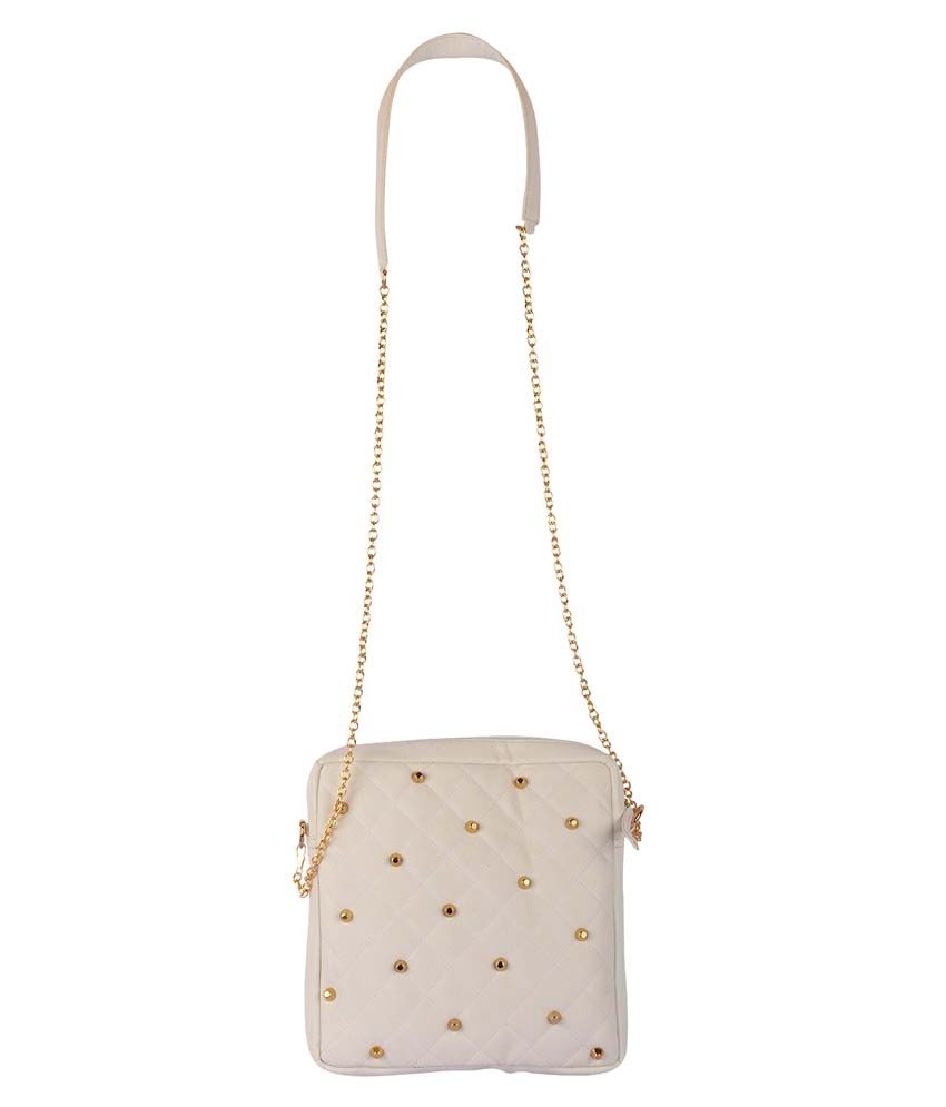 Aziza White Sling Bags - Buy Aziza White Sling Bags Online at Best ...