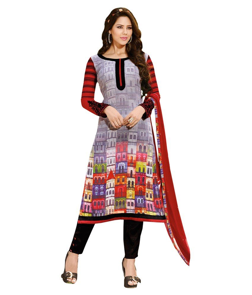 Inddus Grey Georgette Unstitched Dress Material - Buy Inddus Grey ... Inddus Grey Georgette Unstitched Dress Material - Buy Inddus Grey ...