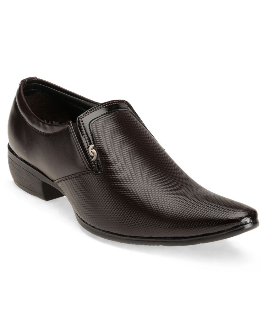 Richy Adams Brown Formal Shoes Price in India- Buy Richy Adams Brown ...