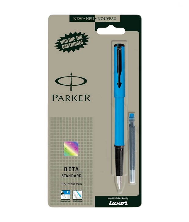 Parker Beta Standard Fountain Pen Blue Buy Online At Best Price In Parker Beta Standard Fountain Pen Blue Buy Online At Best Price In