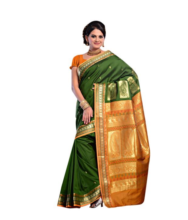 Satrang Green Brocade Art Silk Saree - Buy Satrang Green Brocade Art ... Satrang Green Brocade Art Silk Saree - Buy Satrang Green Brocade Art ...