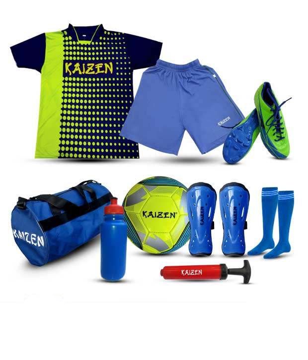 35% OFF on Kaizen Galaxy Blue Football Kit on Snapdeal | PaisaWapas.com