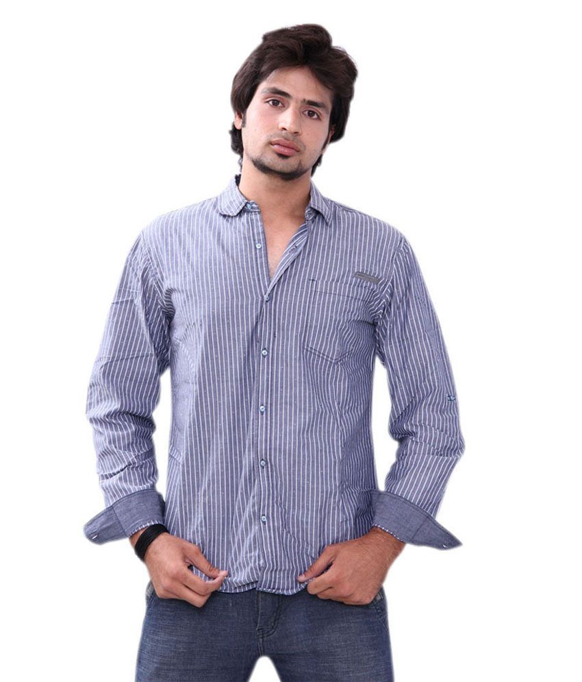 Bleu Men's Shirt - Buy Bleu Men's Shirt Online at Best Prices in India ...