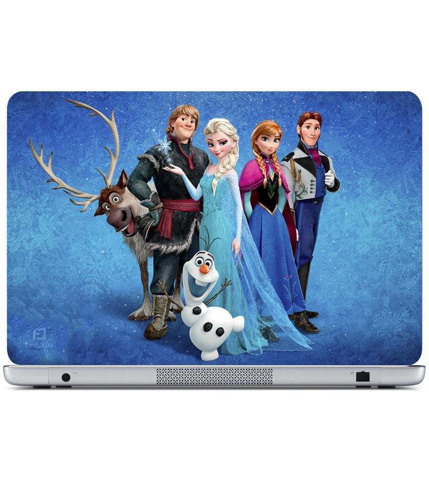 Finearts Textured Laptop Skin Frozen Team Printed - Buy Finearts ...