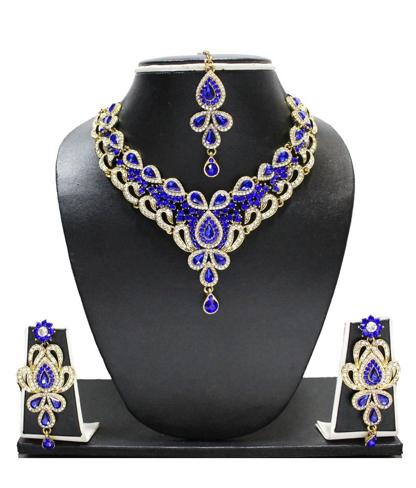Zaveri Pearls Multicolour Antique Traditional Coloured Bead Necklace