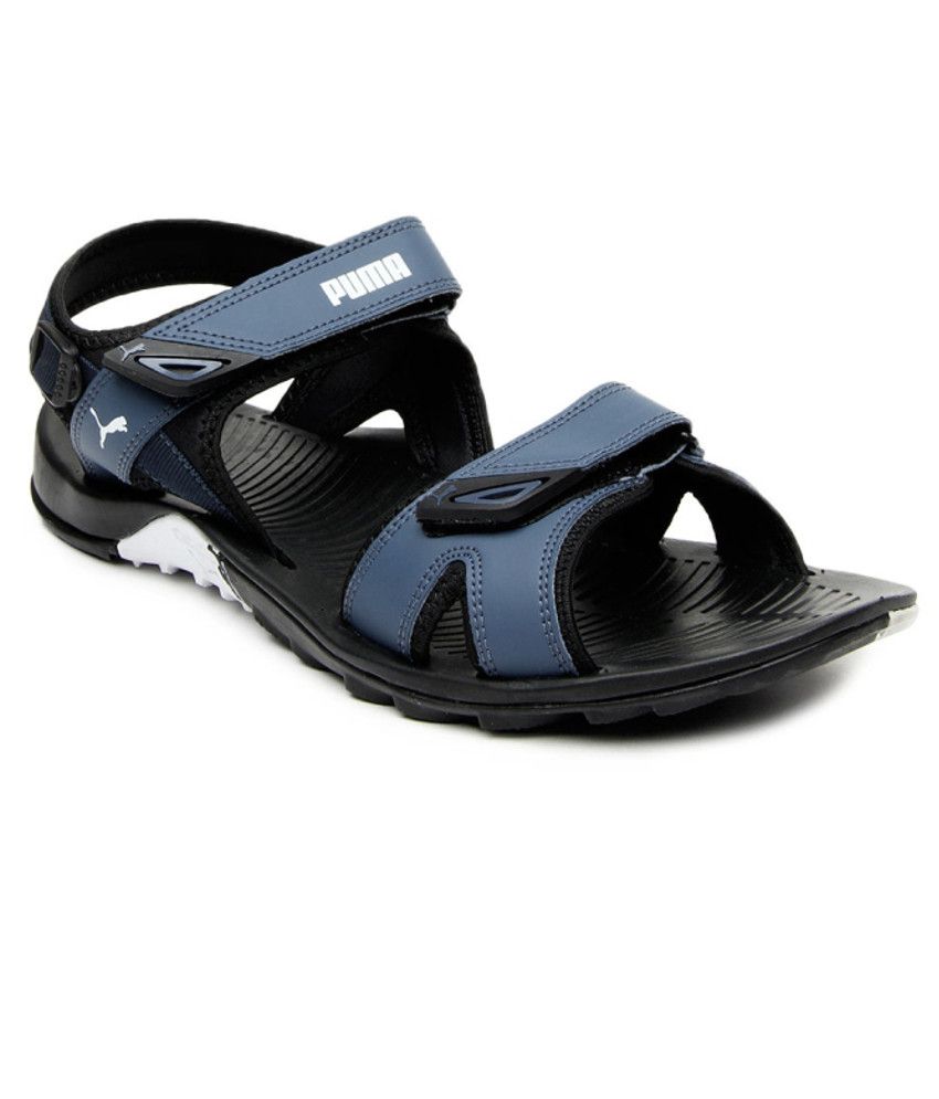 Puma Blue Floater Sandals - Buy Puma Blue Floater Sandals Online at ...