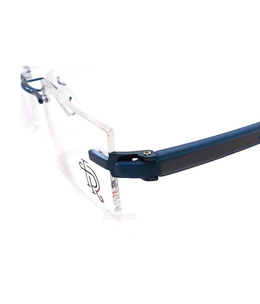 Zeemon Rimless Frame Spectacles Eyewear Eyeglasses Blue Buy Zeemon Rimless Frame Spectacles