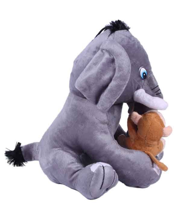 Prince Hugging Elephant With Monkey Medium - Buy Prince Hugging ...