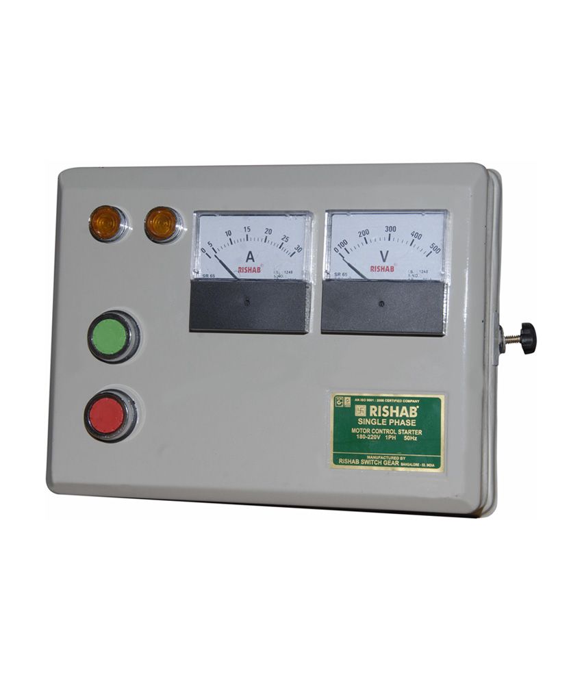 11% OFF on Rishab Single Phase Motor Starter Panel -1 Hp on Snapdeal ...