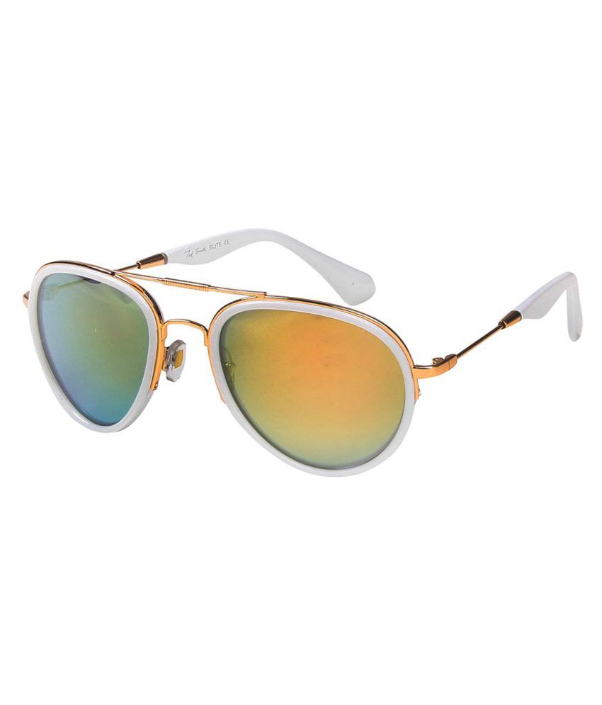Ted Smith Multicolor Pilot Sunglasses Ts Yc 8009 Gld White Buy Ted Smith Multicolor