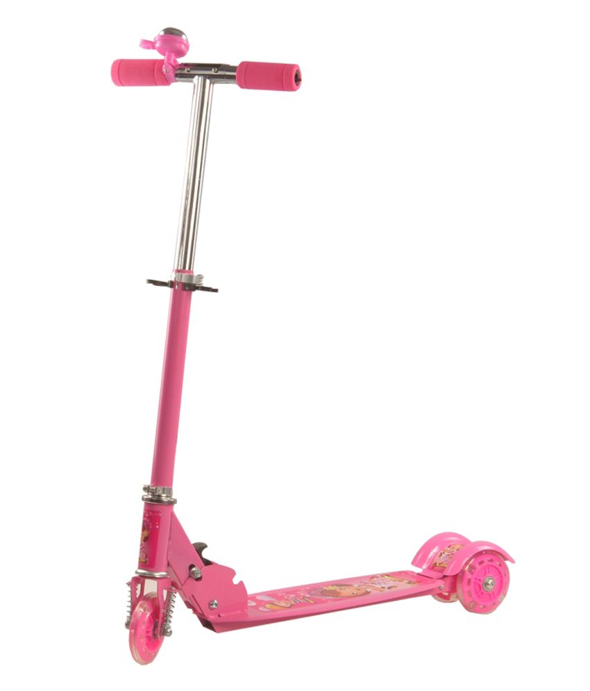 Magic Pitara Pink Three Wheeler Scooty - Buy Magic Pitara Pink Three ...