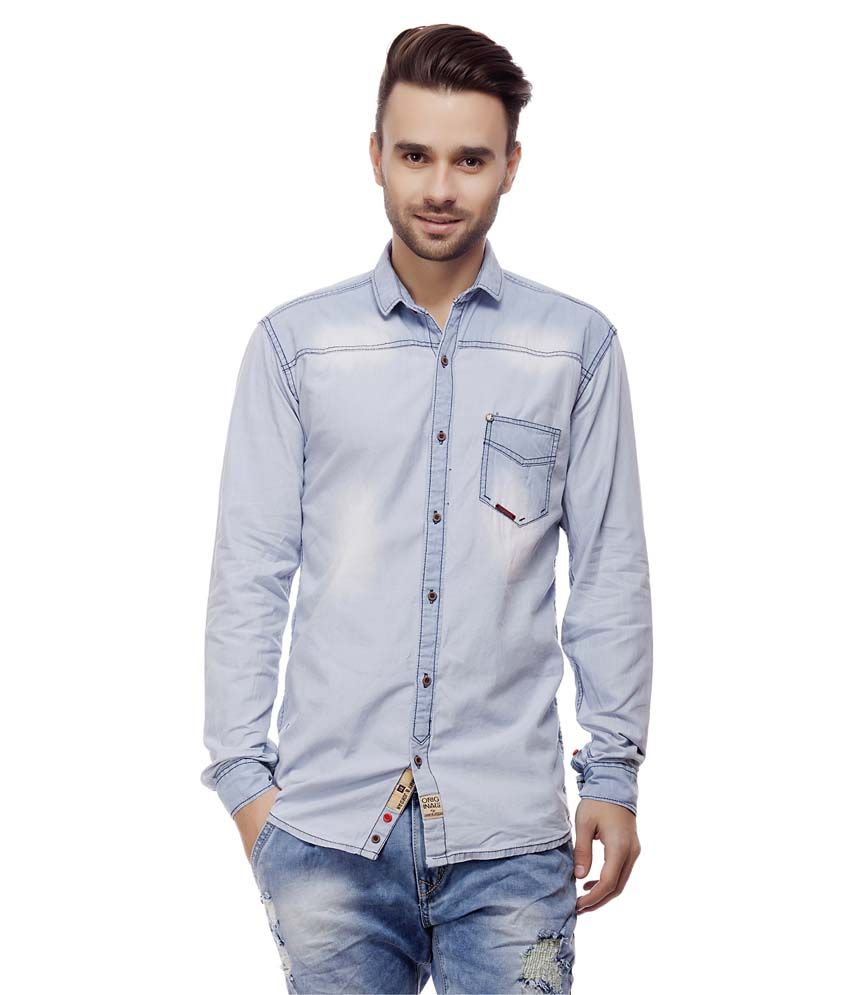 Jimmy And Jordan Blue Casual Shirt - Buy Jimmy And Jordan Blue Casual ...
