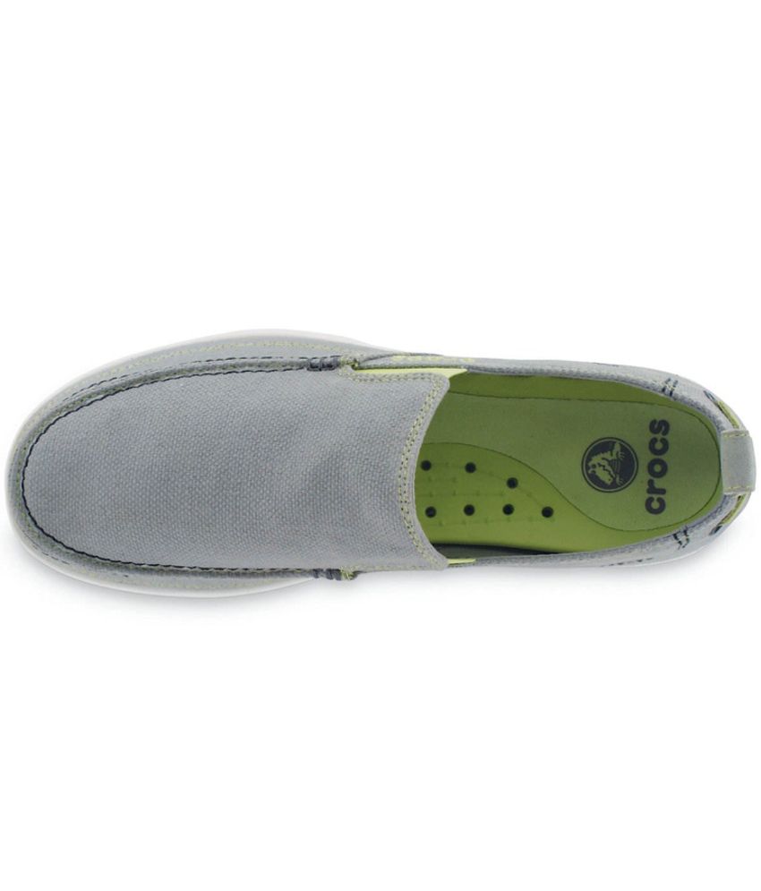 Crocs Standard Fit Gray Canvas Shoes Buy Crocs Standard Fit Gray Canvas Shoes Online At Best