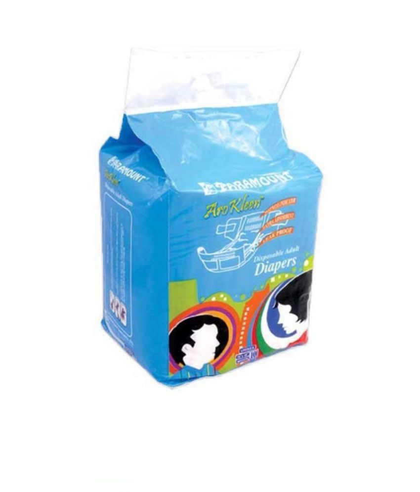 Arokleen Premium Adult Diapers Large Size Pack Of 10 101cm 150cm 40