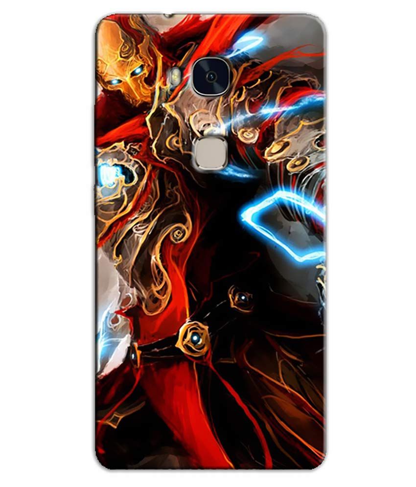 Yolodesi Bac Cover for Huawei Honor 5X - Multicolor - Printed Back ...