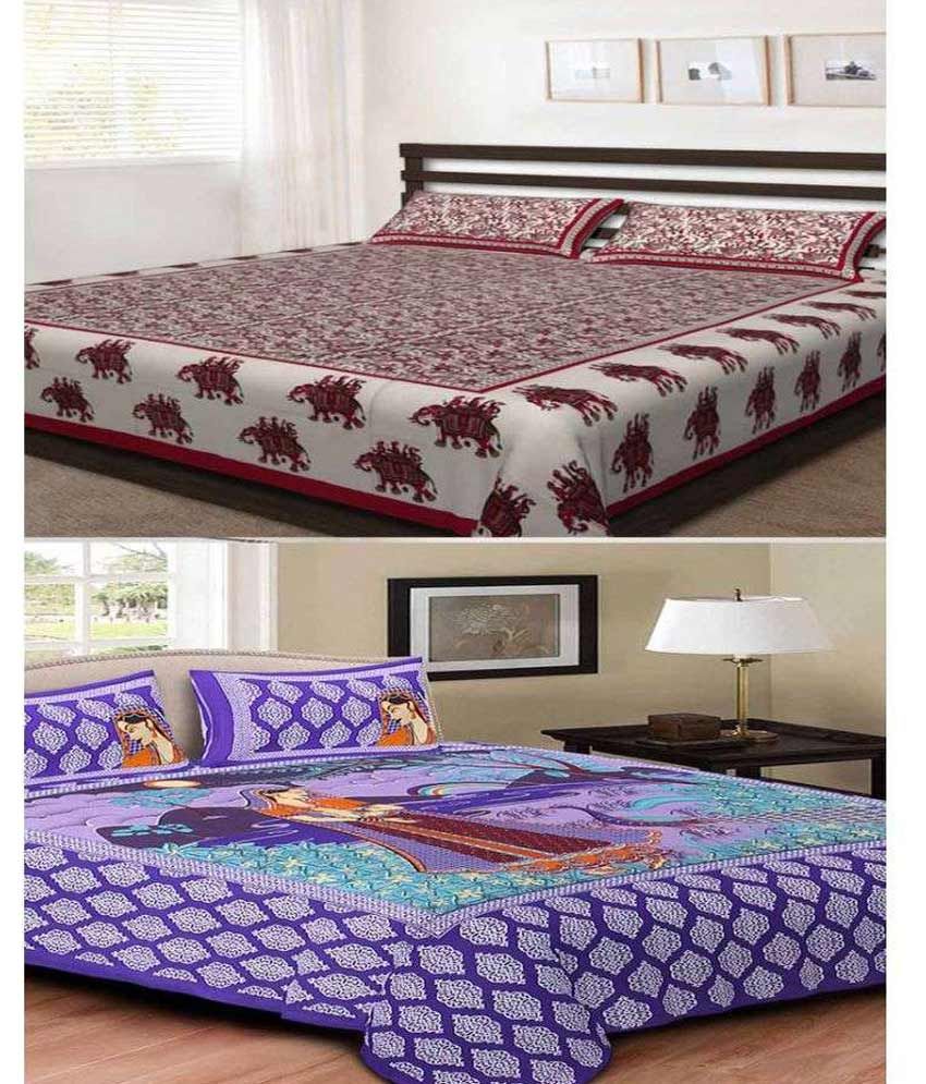 Bombay Spreads King Cotton Printed Bed Sheet Buy Bombay Spreads King Cotton Printed Bed Sheet