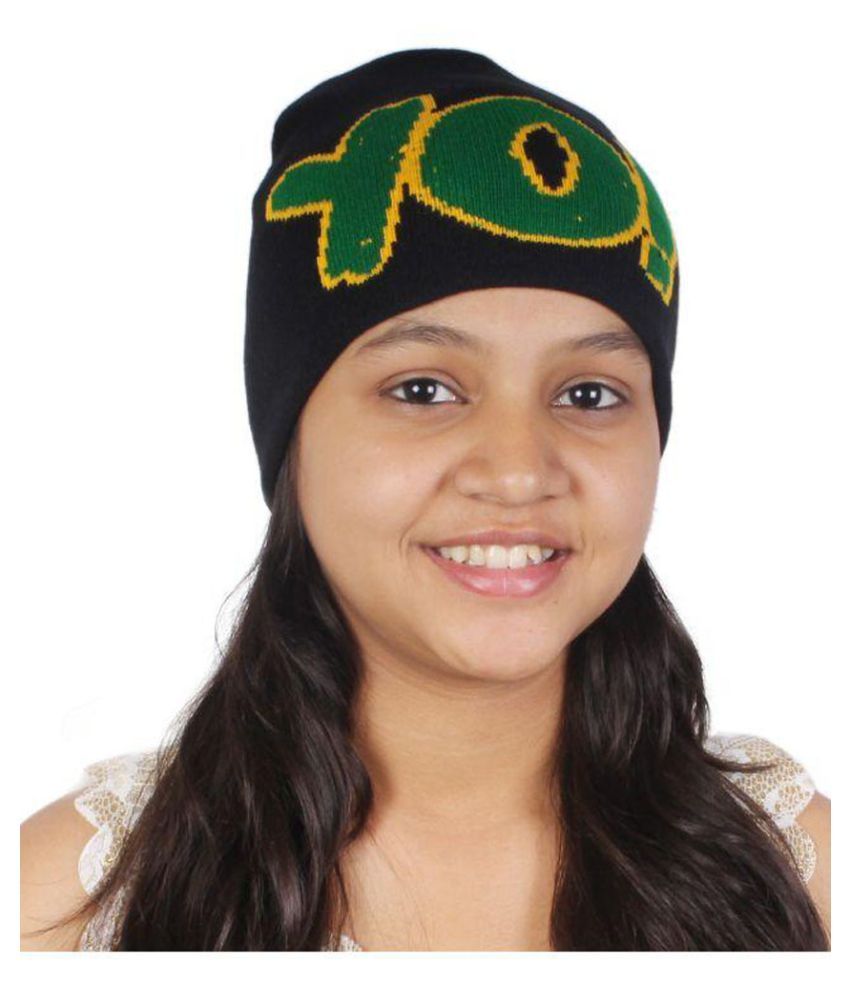 Jstarmart Black Plain Wool Caps - Buy Online @ Rs. | Snapdeal