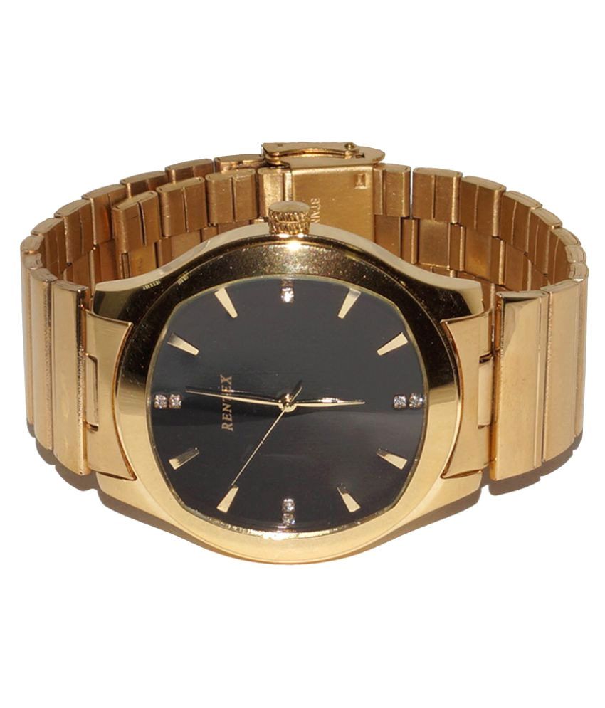 Rentex Golden Analog Watch - Buy Rentex Golden Analog Watch Online at ...