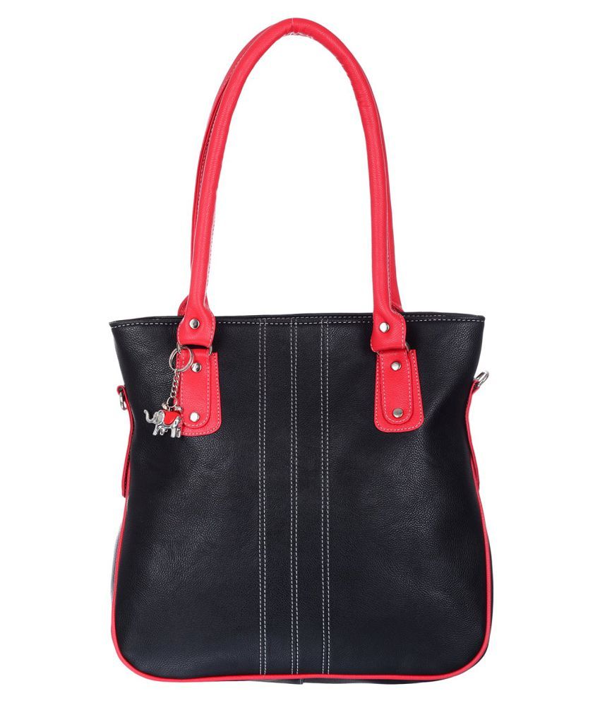 Keffle Black P.U. Shoulder Bag - Buy Keffle Black P.U. Shoulder Bag ...