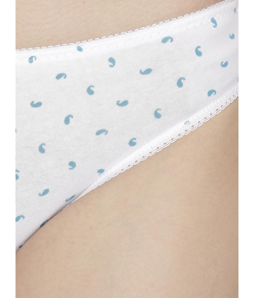 Buy Ultrafit White Cotton Lycra T Shirt Seamless Bra And Panty Set
