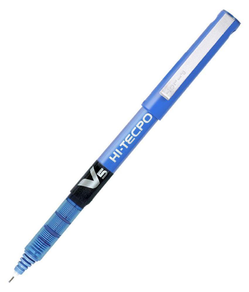 Luxor Pilot V5 Blue Pen Pack Of 12 Buy Online At Best Price In