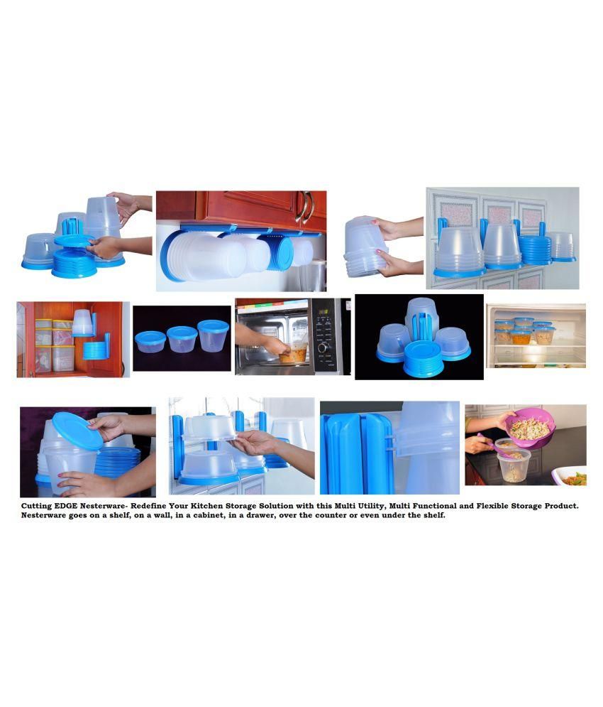 Cutting Edge Blue Container Set - 34 Pcs: Buy Online at Best Price in ...