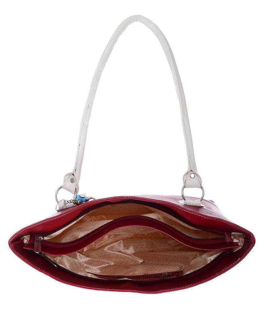 Keffle Maroon P.U. Shoulder Bag - Buy Keffle Maroon P.U. Shoulder Bag ...