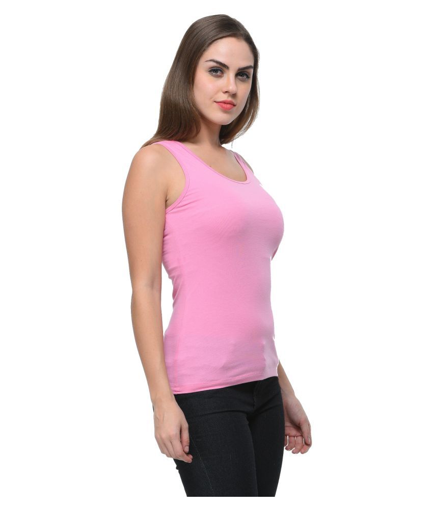Frenchtrendz Cotton Lycra Tank Tops - Buy Frenchtrendz Cotton Lycra 