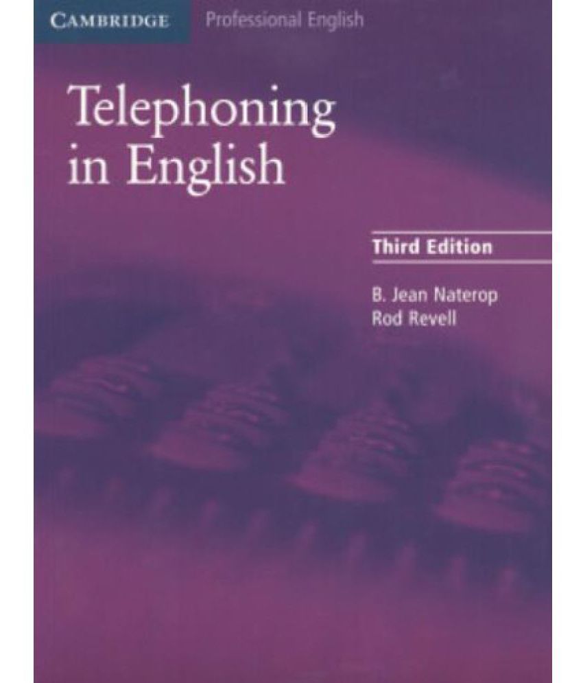 Telephoning In English Pupils Book Cambridge Professional English Buy 