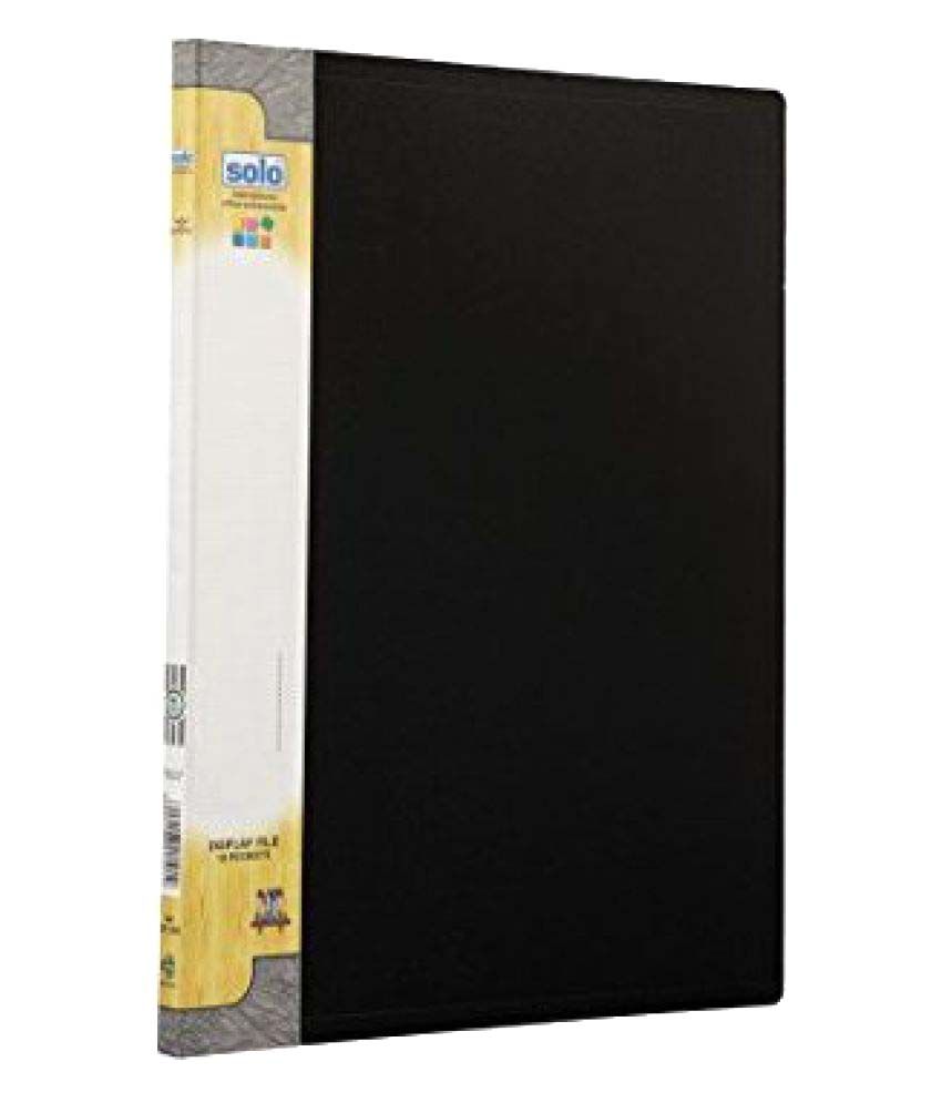 Solo DF- 200 Display File - 10 Pockets A4 - Black: Buy Online at Best ...