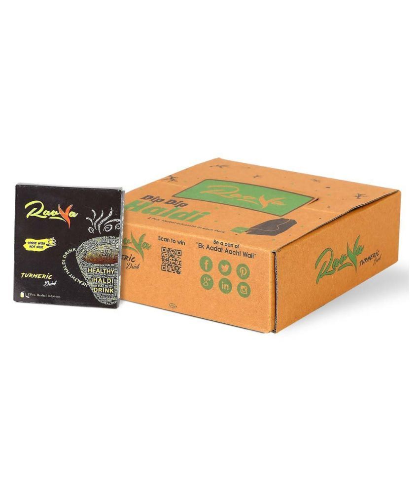 Ravya Turmeric Drink 45 gm Pack of 15: Buy Ravya Turmeric Drink 45 gm ...
