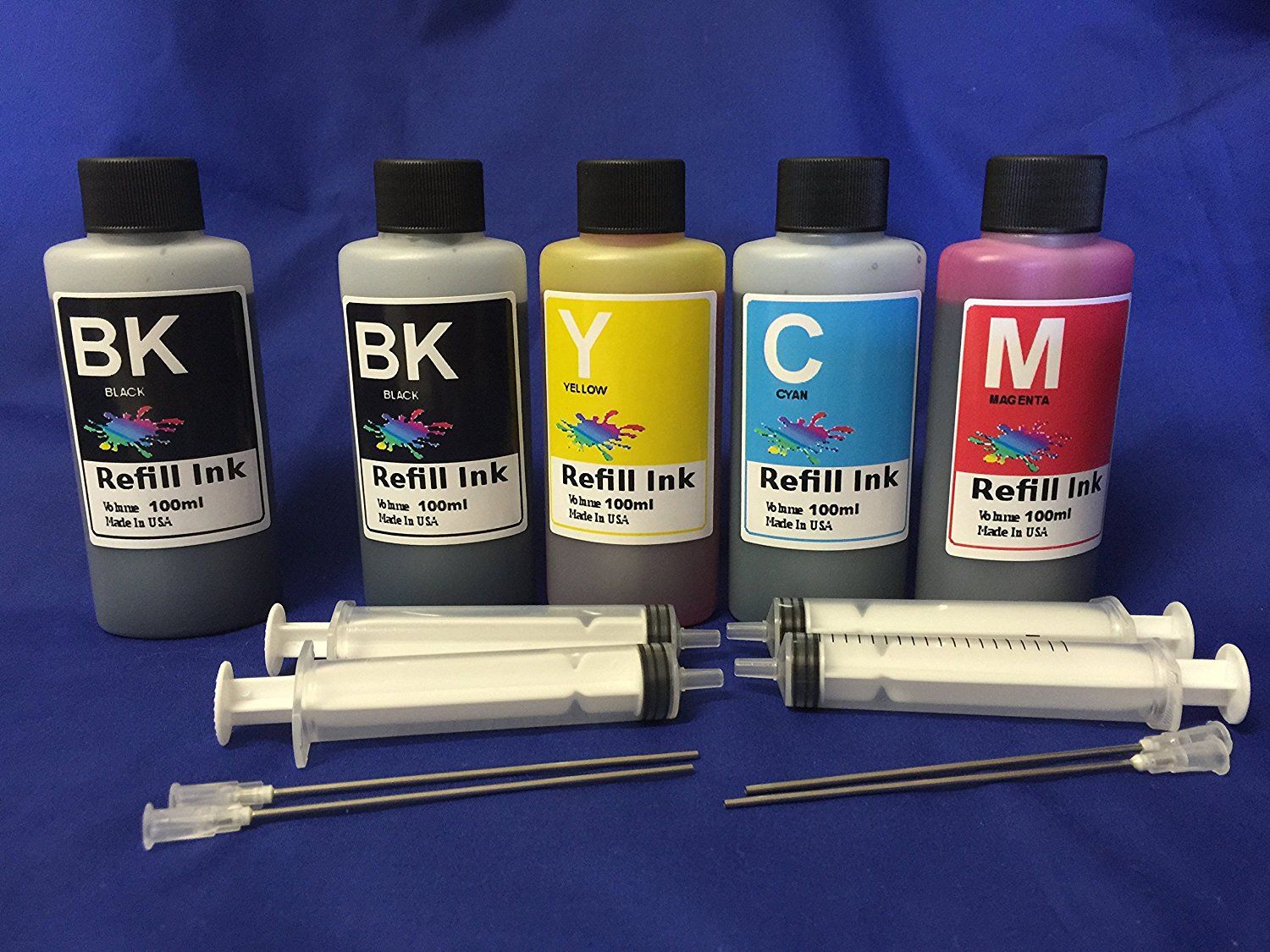 500ml Bulk Ink Refill Set For All Inkjet Printers For Refillable 500ml Bulk Ink Refill Set For All Inkjet Printers For Refillable