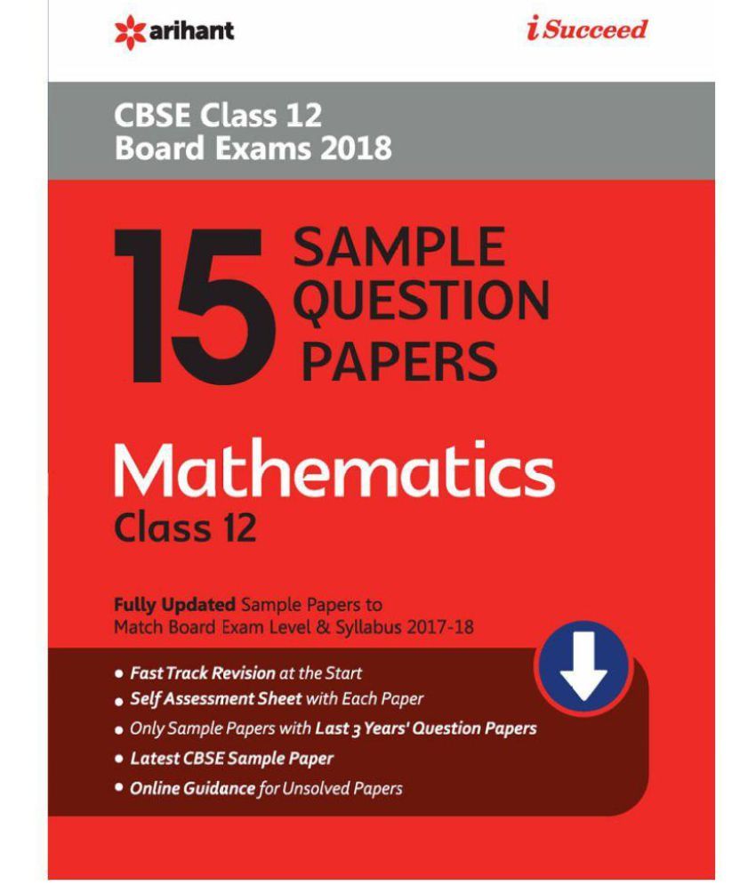 15 Sample Question Paper Mathematics Class 12th CBSE Buy 15 Sample 15-sample-question-paper-mathematics-class-12th-cbse-buy-15-sample