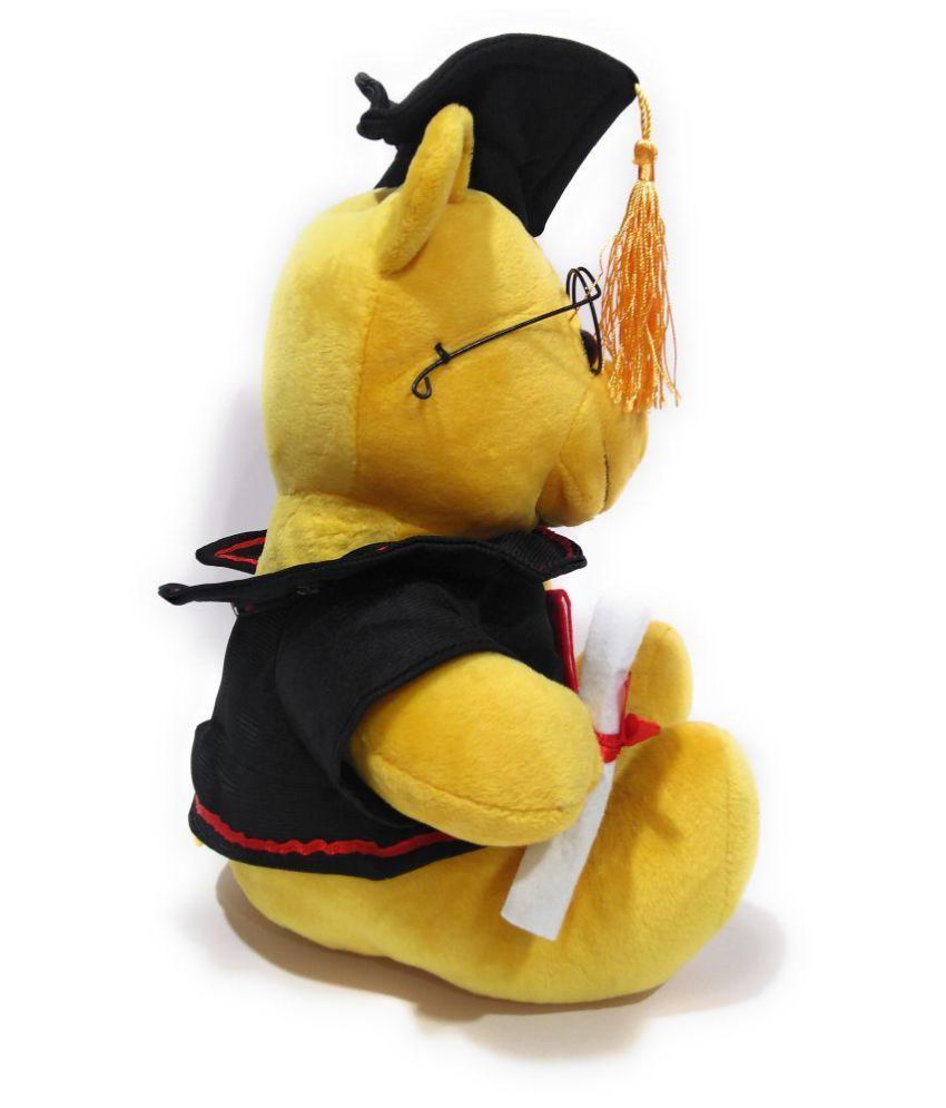 FunkyTradition 30 CM Tall Lawyer Aka Vakil Brown Graduate Teddy Bear In FunkyTradition 30 CM Tall Lawyer Aka Vakil Brown Graduate Teddy Bear In