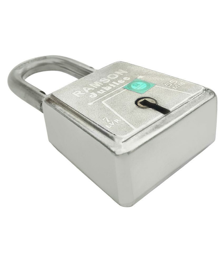 Buy RAMSON Jublee 7 Levers Double Locking Hardend Shackle Steel lock ...