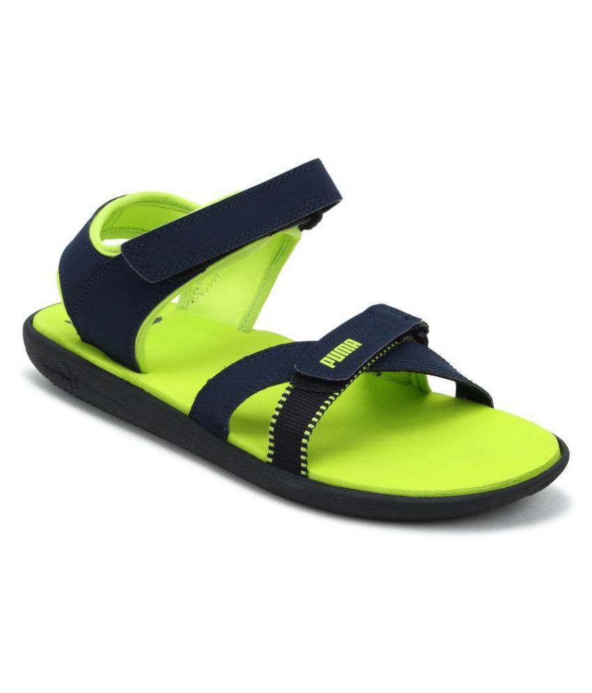 Puma Blue Synthetic Floater Sandals - Buy Puma Blue Synthetic Floater ...