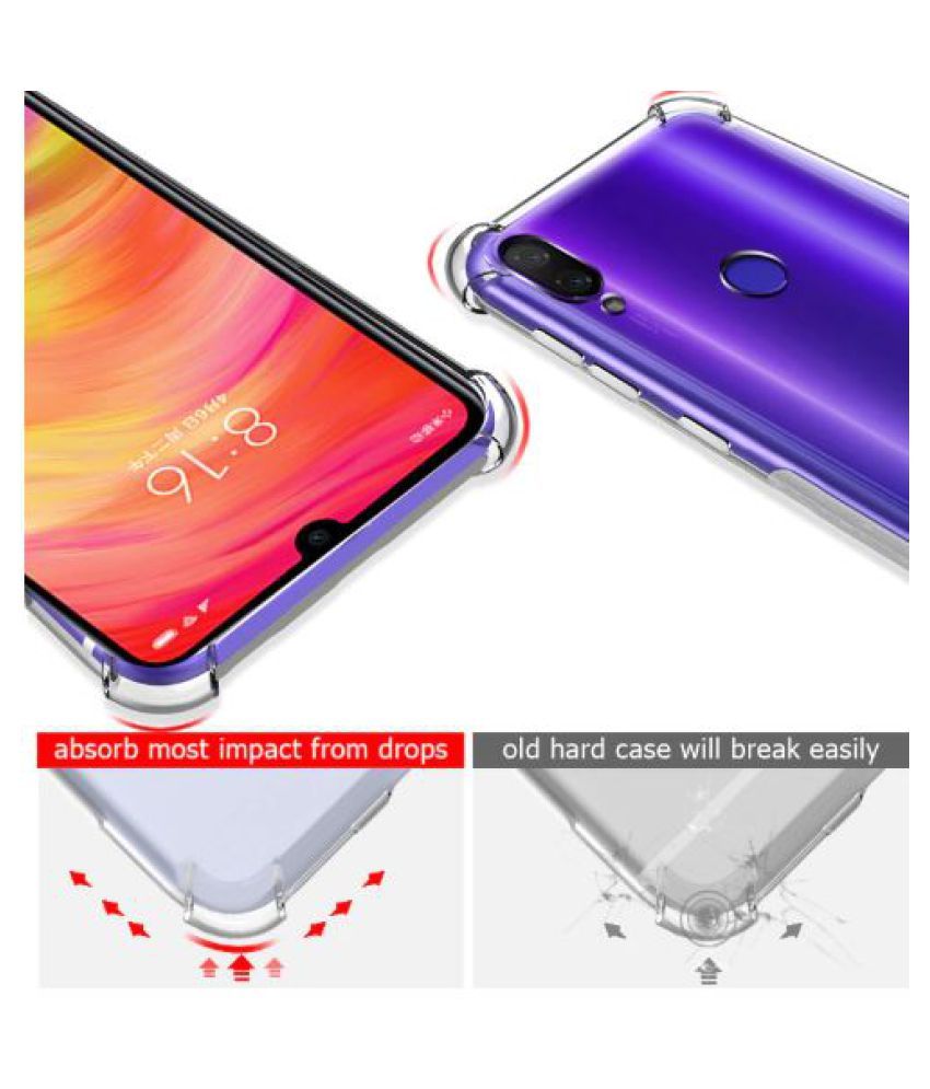 Xiaomi Redmi Note 7 Bumper Cases Amica - Transparent - Plain Back ...