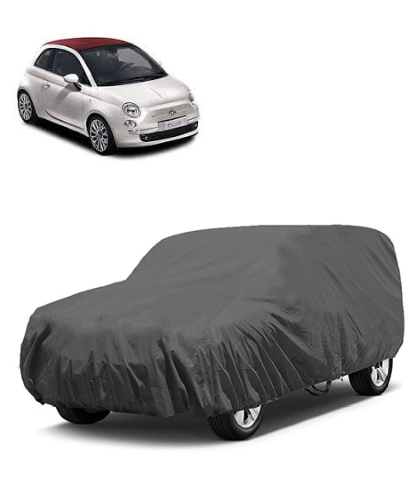 QualityBeast Car Body Cover for Fiat 500 [2008-2013] Gray: Buy ...