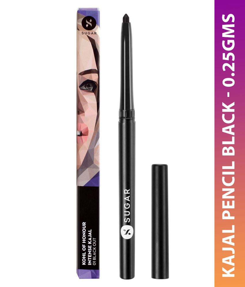 Sugar Cosmetics Kajal Pencil Kohl Of Honour Intense Kajal 01 Black
