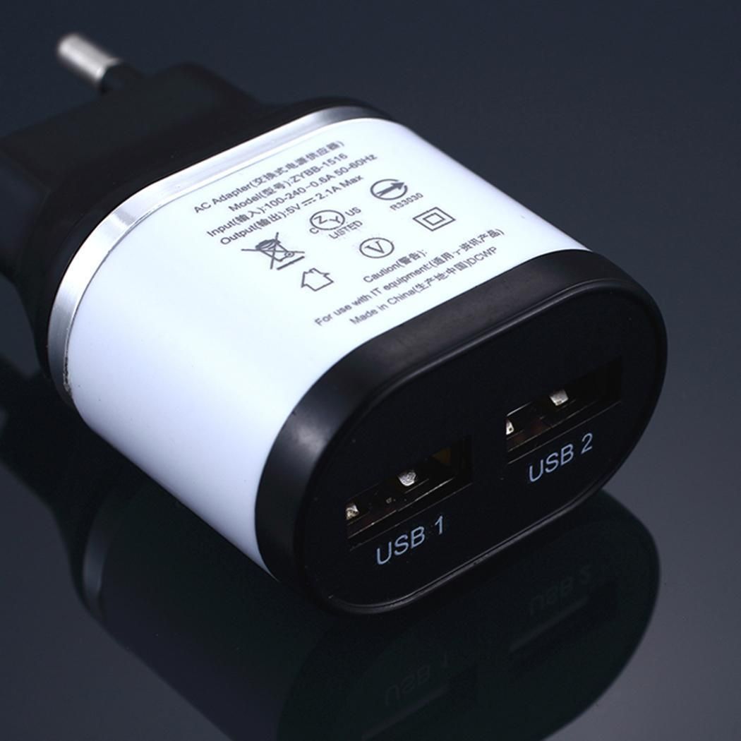 2-Port USB AC Adapter Compact Lightweight Efficiency Wall Charger - Buy ...