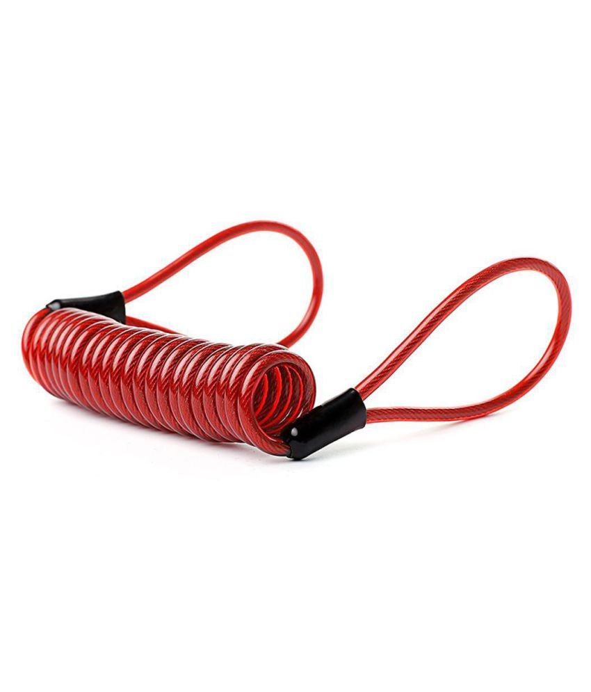 1.2M Bicycle Elastic Anti-Theft Rope Spring Cable Wire Cable Lock Wire ...