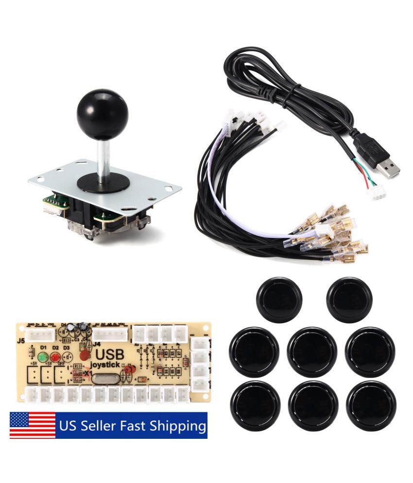 Buy Zero Delay Arcade Game Controller USB Joystick Kit Set For MAME ...