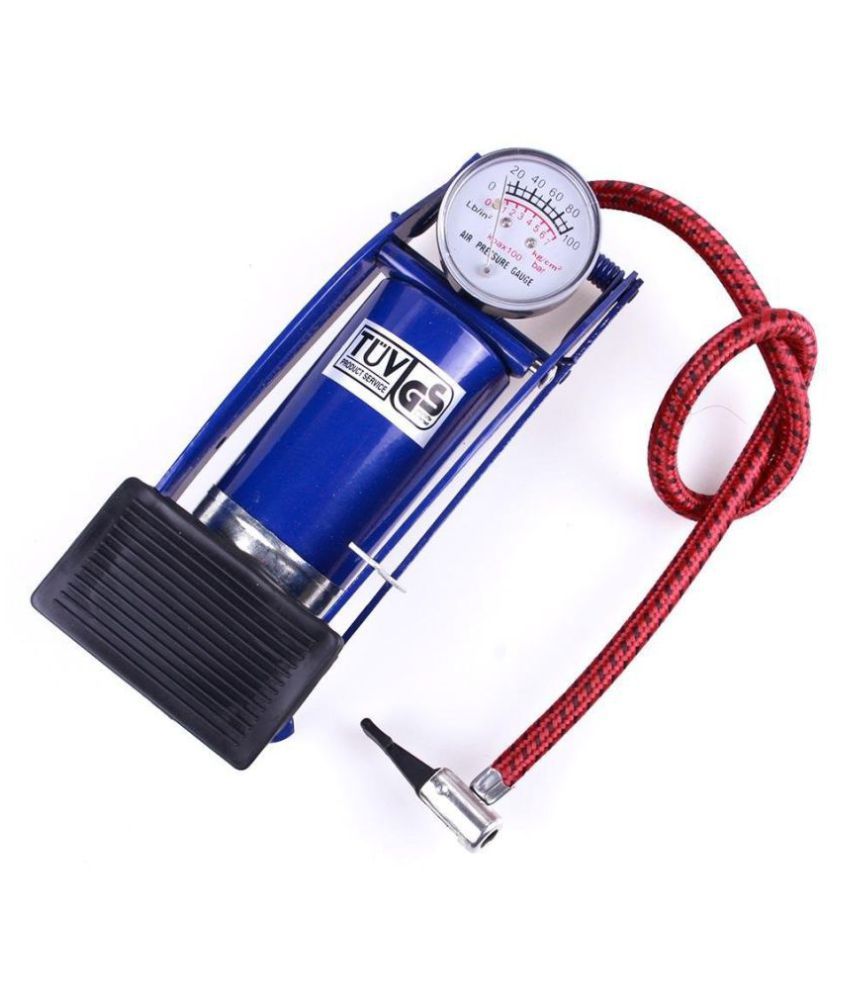 High Pressure Foot Pump with Pressure Gauge for Bike, Motorcycles ...