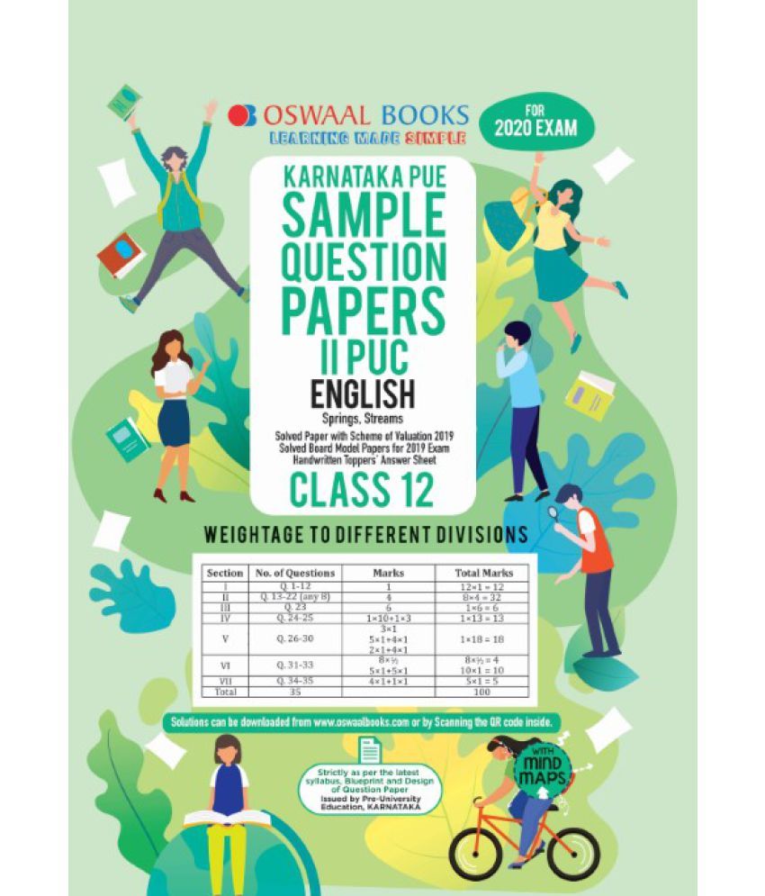 Oswaal Karnataka PUE Sample Question Papers II PUC Class 12 English ... Oswaal Karnataka PUE Sample Question Papers II PUC Class 12 English ...
