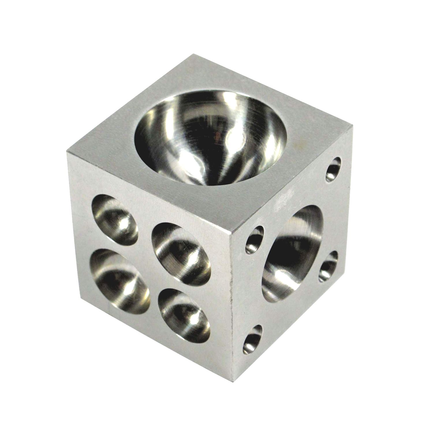 Steel Dapping Block Sqaure Round Cavities 1 5 X 1 5 X 1 5 Inch Doming Steel Dapping Block Sqaure Round Cavities 1 5 X 1 5 X 1 5 Inch Doming