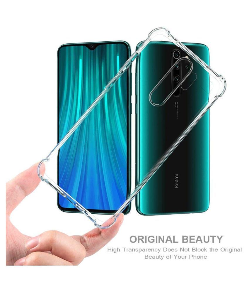 Xiaomi Redmi 8 Pro Plain Cases REGLET - Transparent - Plain Back Covers ...