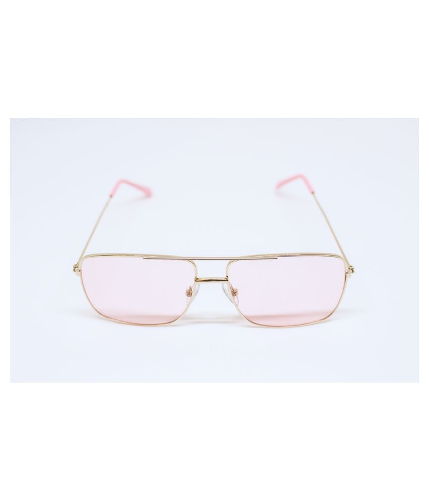 Mandh Eyewear Pink Rectangle Sunglasses Sja6703 Buy Mandh Eyewear Pink Rectangle